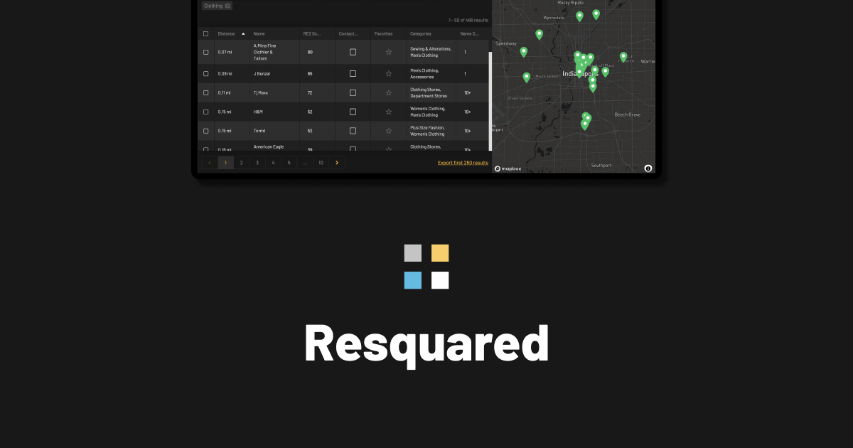 Resquared | Data-driven retail leasing solution